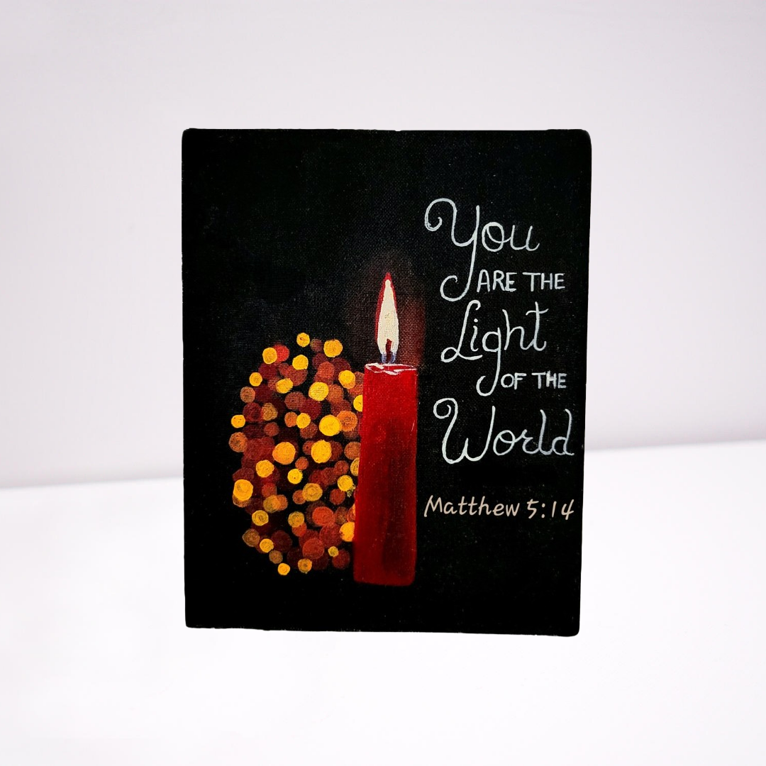 Bible Verse Canvas Art - "You Are the Light of the World" - Agape ...